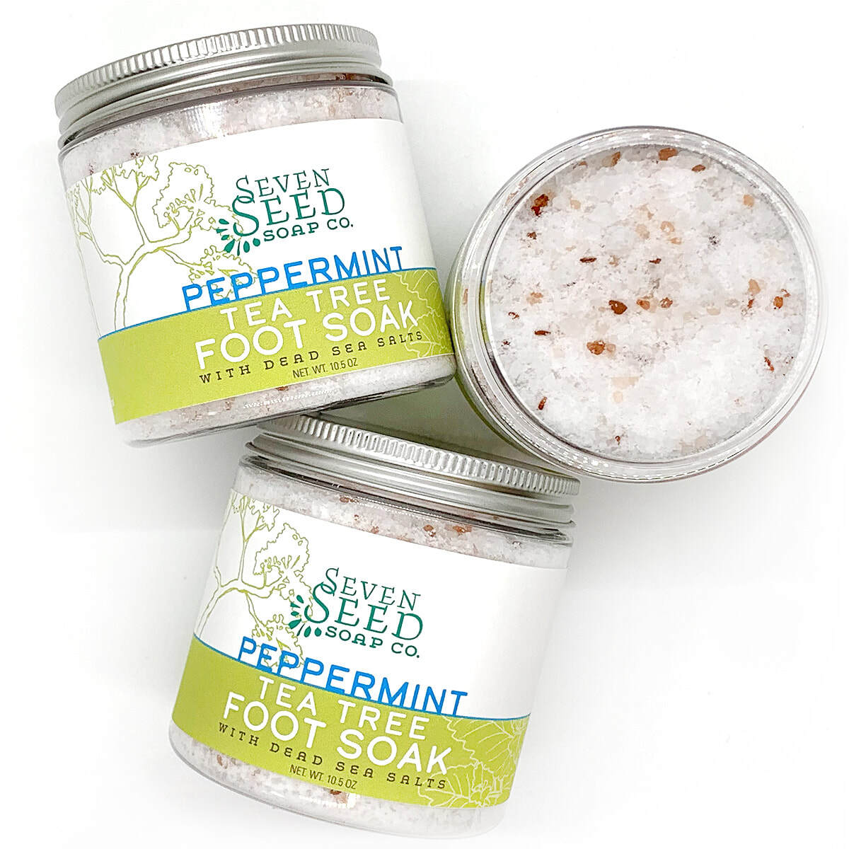 Peppermint Tea Tree Foot Soak | Seven Seed Soap Co. | Handmade Cold ...