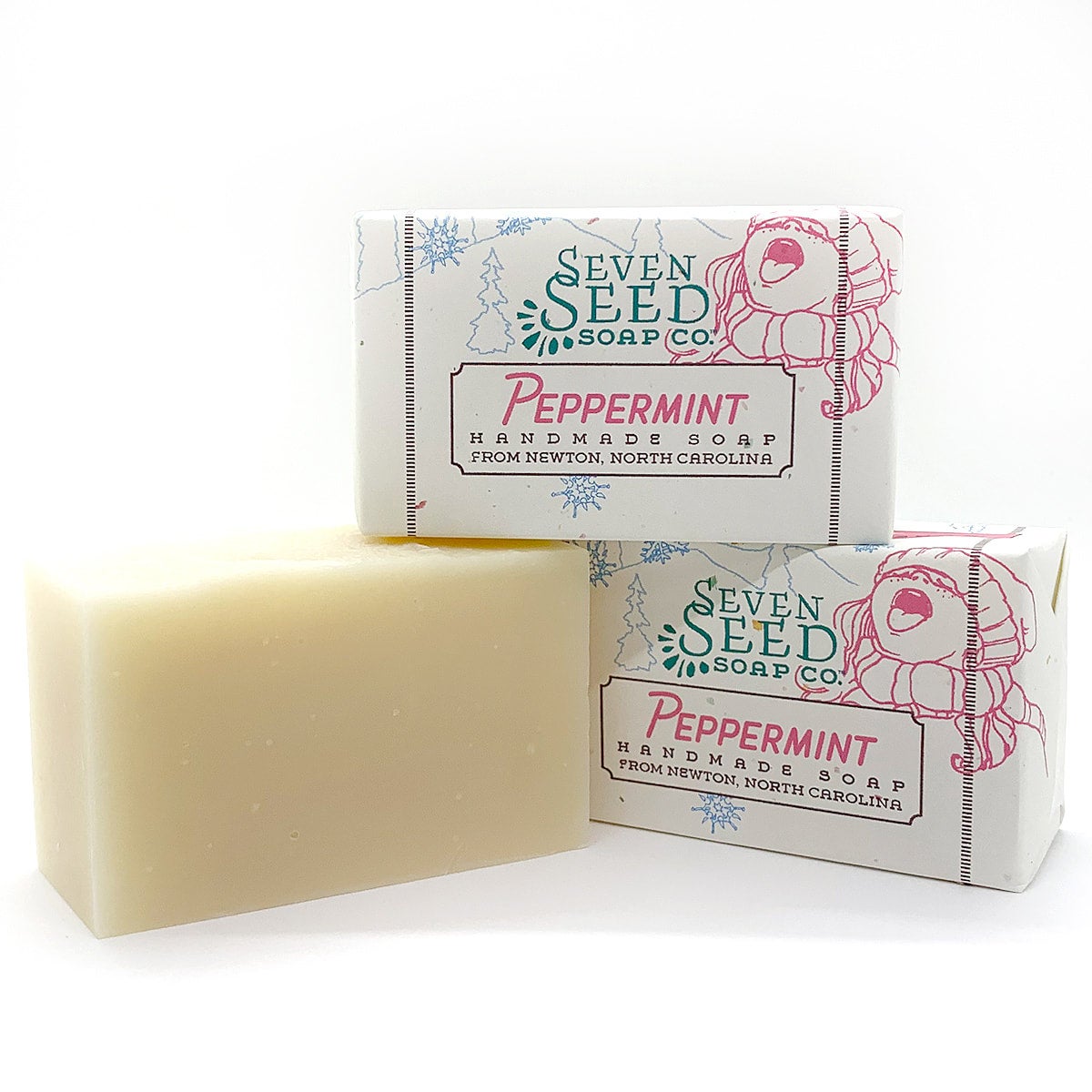 Peppermint Soap (EO) | Seven Seed Soap Co. | Handmade Cold-Processed ...